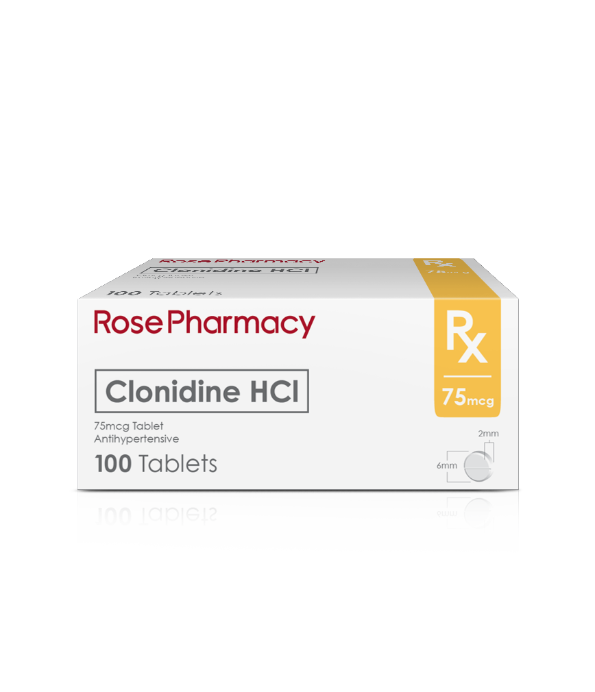 ROSE PHARMACY Clonidine Hydrochloride 75mcg Tablet 1's price in the ...